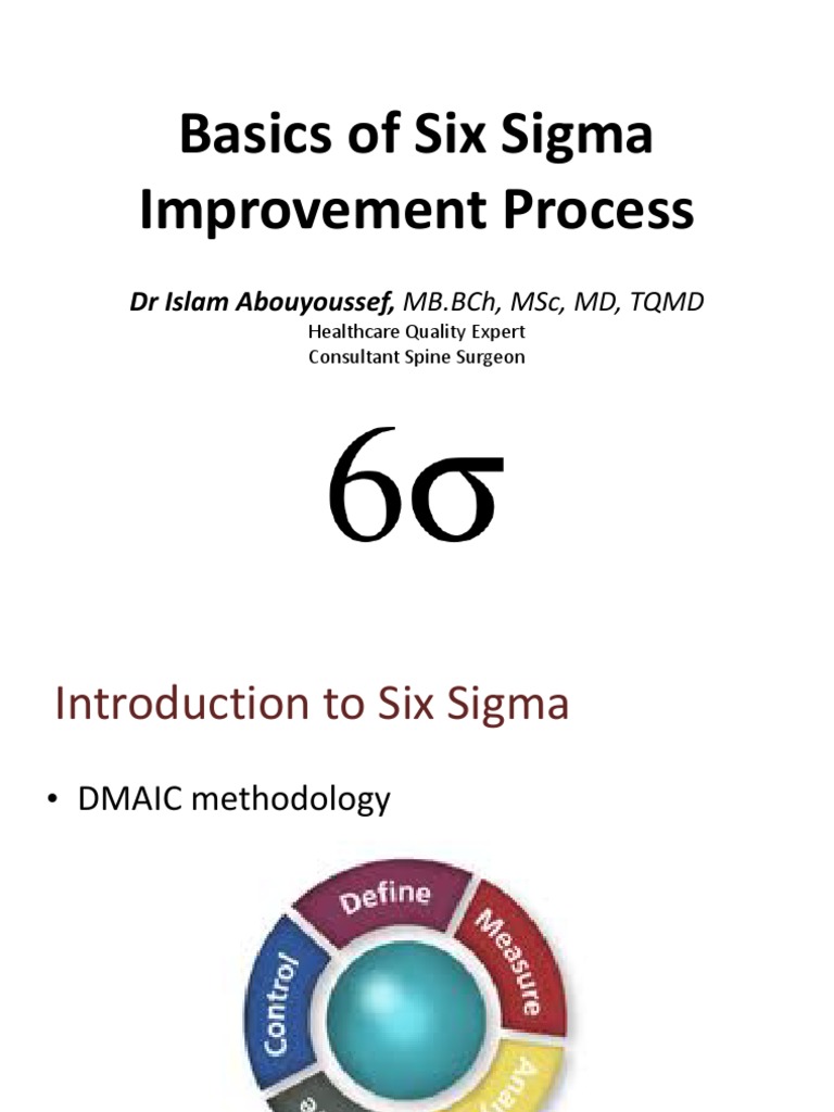 3 Six Sigma Basics MBA | PDF