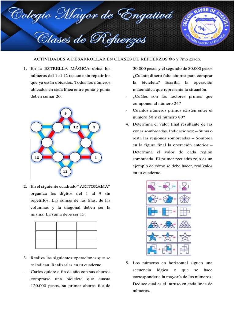 Clases de Refuerzo #1 | PDF | Matemáticas