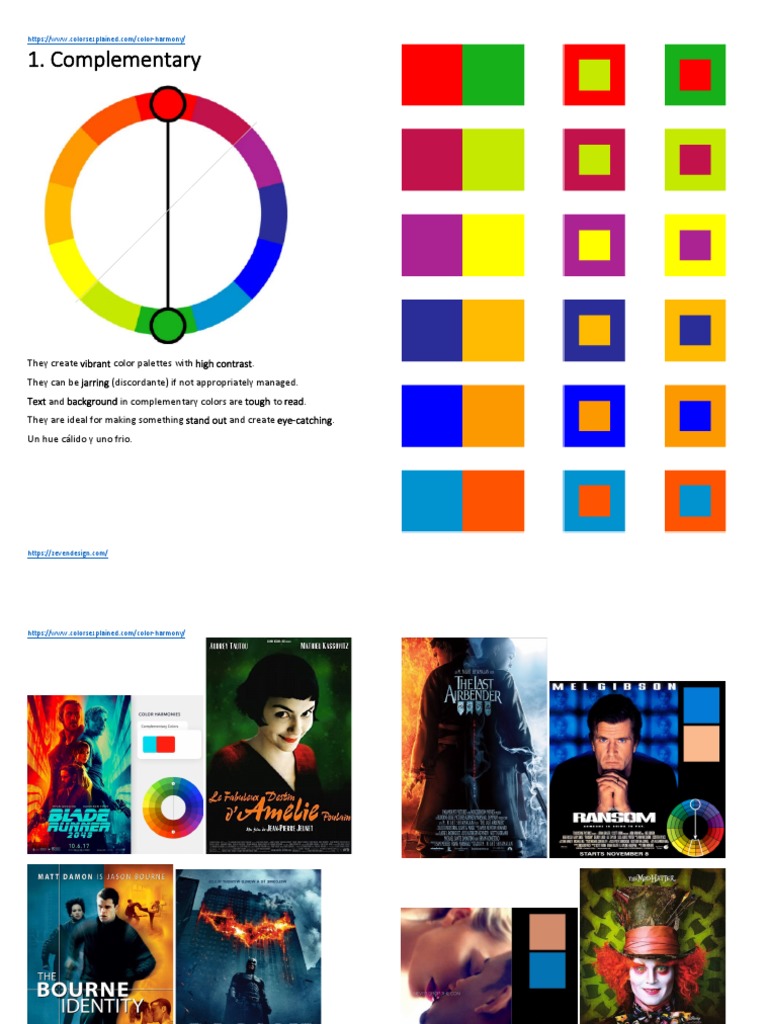 Color Harmony: 7 Palette Techniques | PDF | Language Arts & Discipline ...