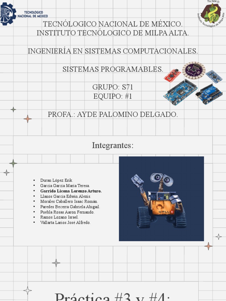 Práctica #3 y #4 Robot Sigue Lineas | PDF