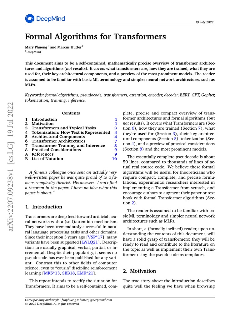 Deepmind Formaltransformers | PDF
