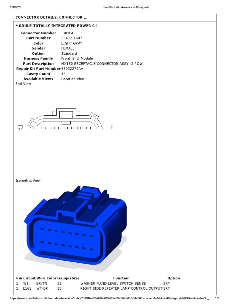 C4 TIPM WK 2012 | PDF | Electrical Connector | Electrical Equipment