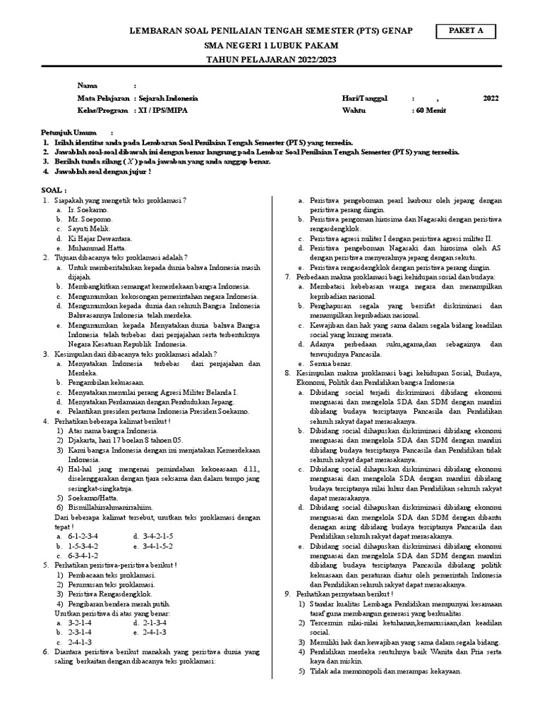 Mhd. Agung Permana Siregar - Soal Jadi | PDF Mhd. Agung Permana Siregar - Soal Jadi | PDF