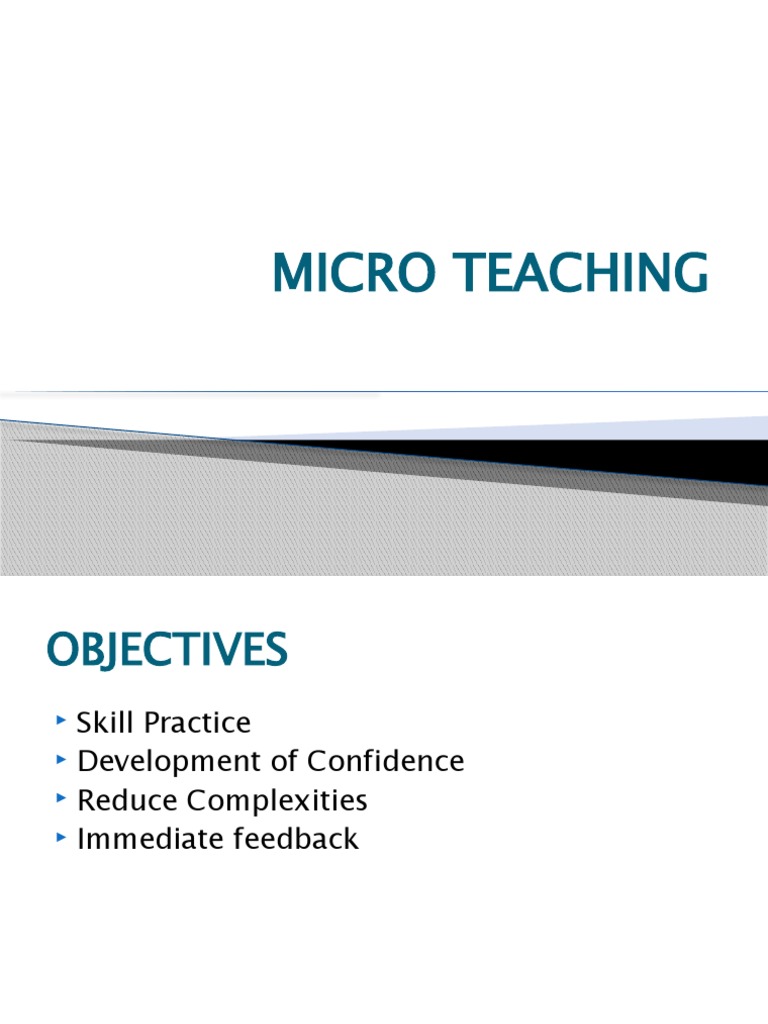 Micro Teaching | PDF | Teaching Method | Water