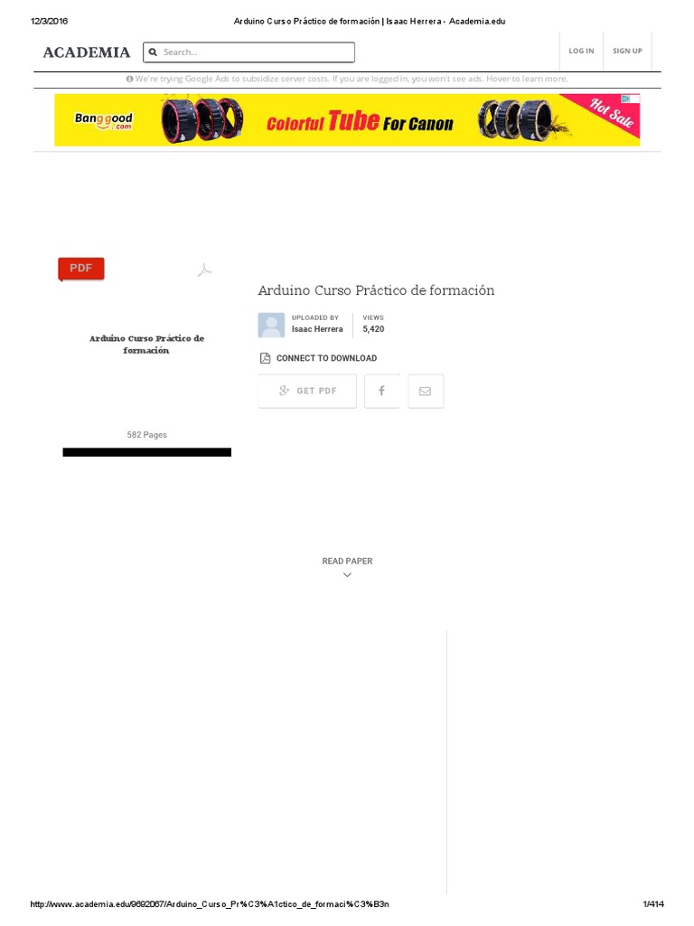 PDF Arduino Curso Practico de Formacion | PDF | Arduino | Microcontrolador