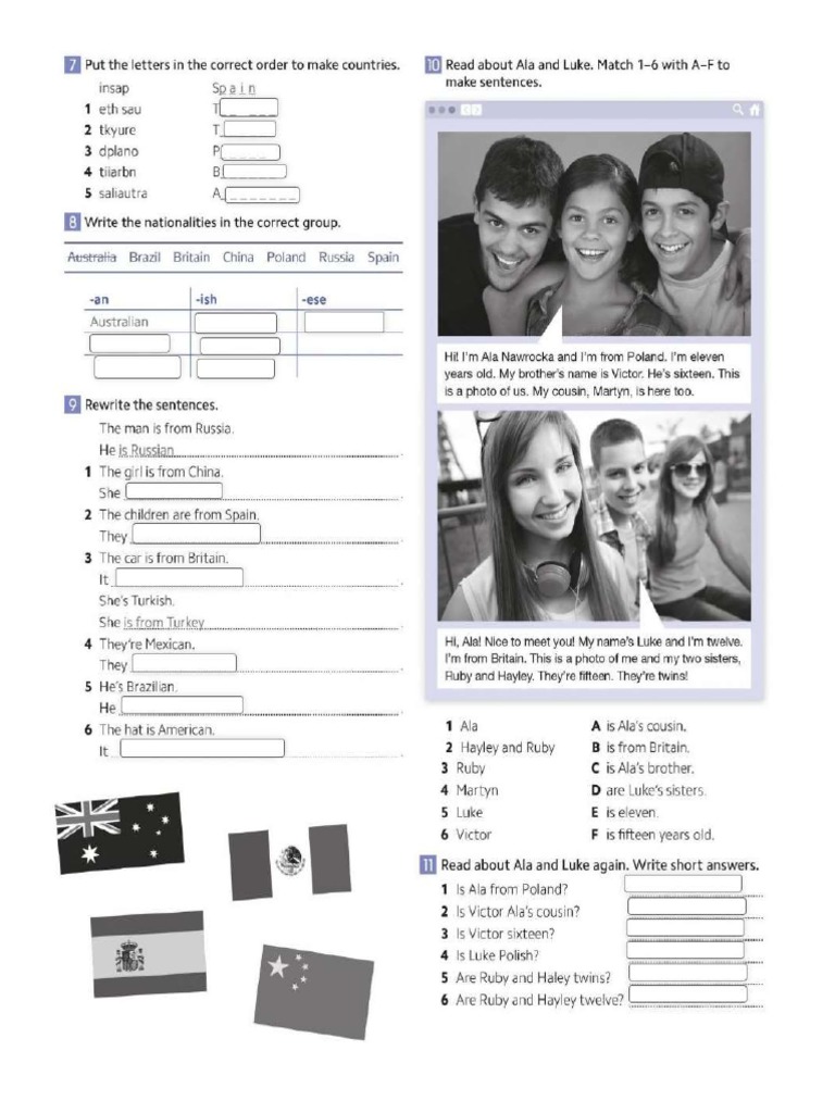 Nationalities Reading | PDF