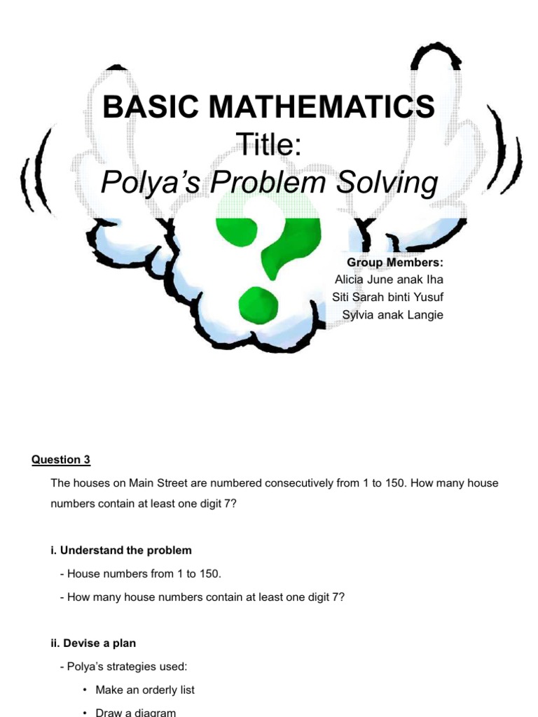 Polya's Strategy Slide Shows | PDF