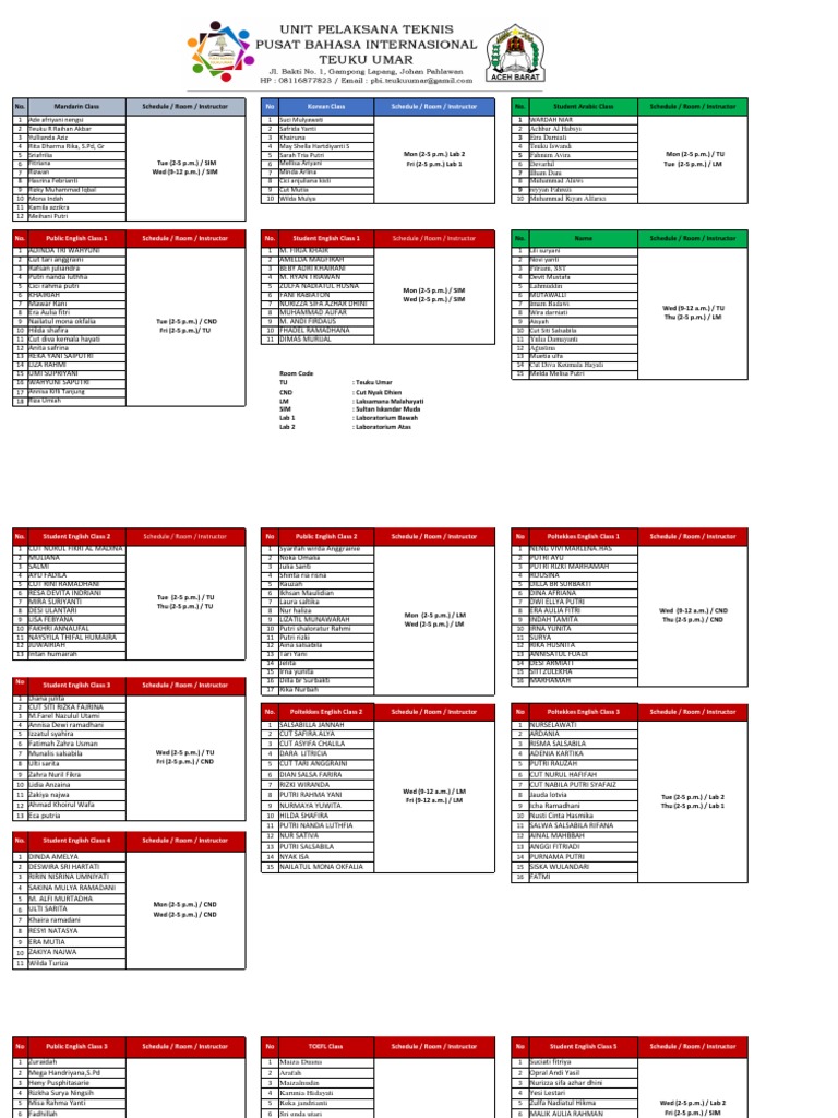 BARU - PBI Schedule Batch 2 October 22 | PDF