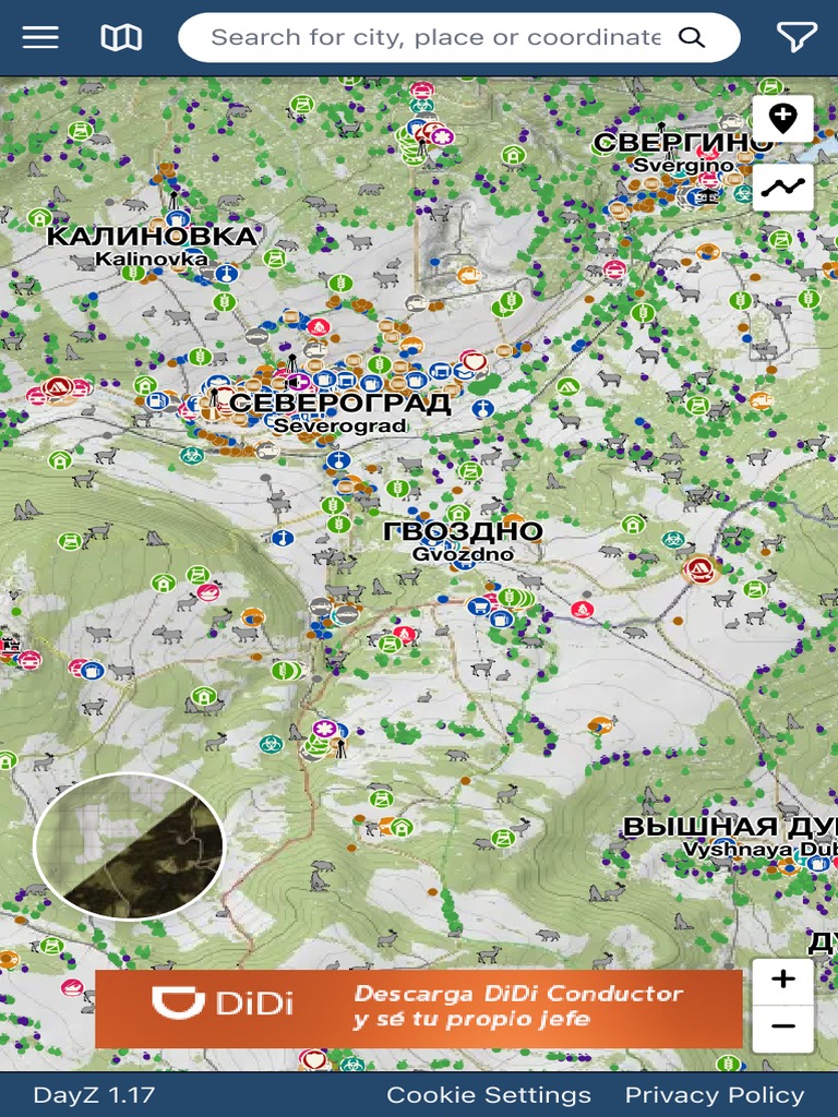 IZurvive DayZ & ARMA Map Chernarus+ Terrain | PDF