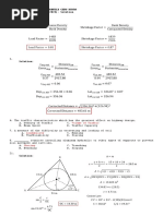 CE EVALUATION EXAM No. 1 - Algebra, Trigo, Geometry, Diff Calc (Answer ...