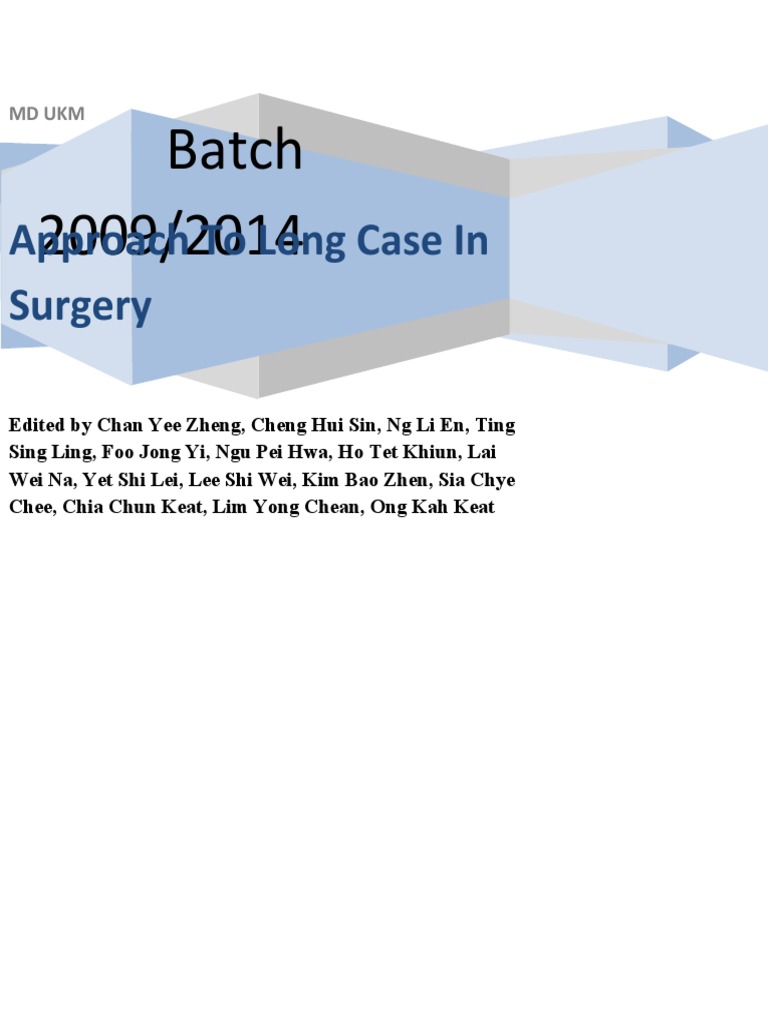 Approach To Long Case in Surgery | PDF