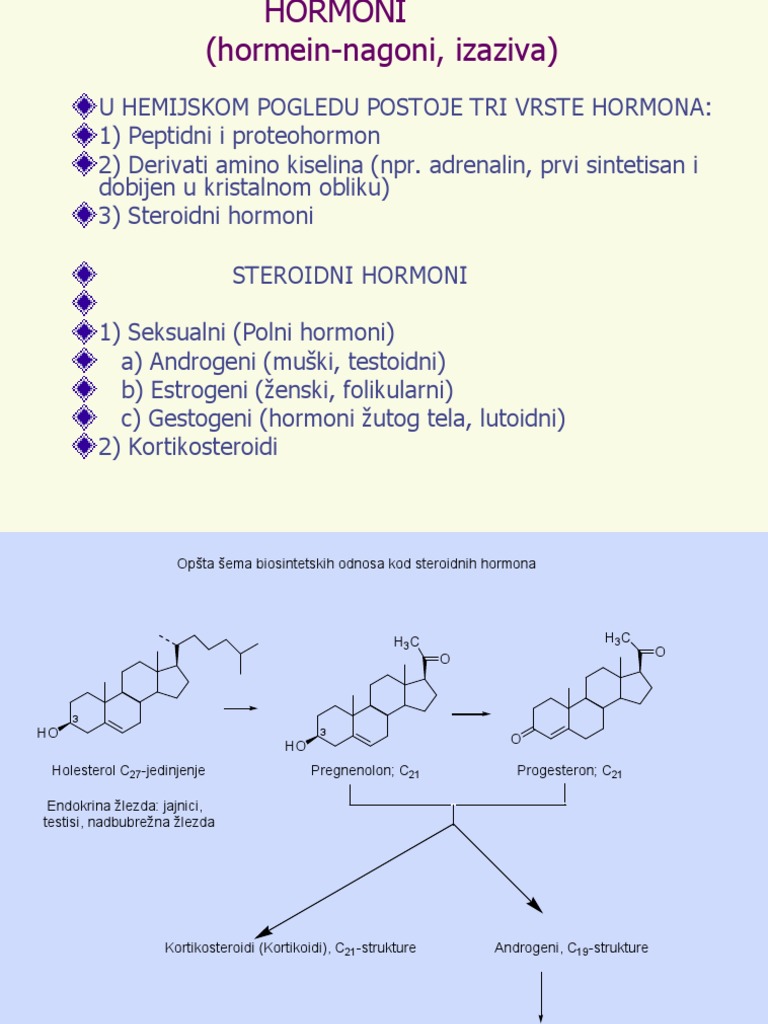Prezentacija Hormoni 2 | PDF