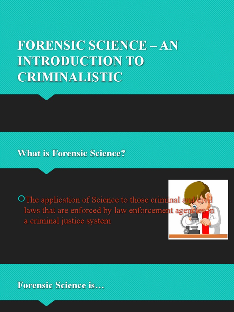 Forensic Science | PDF | Forensic Science | Justice