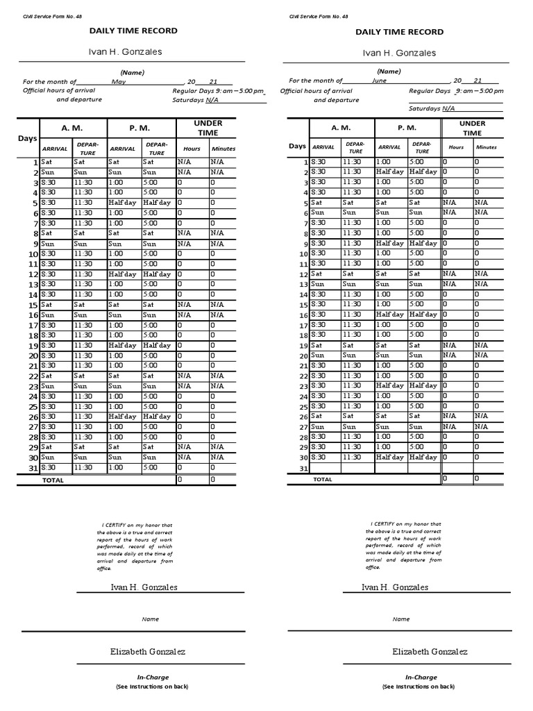 Daily Time Record | PDF | Theoretical Computer Science | Theory Of ...