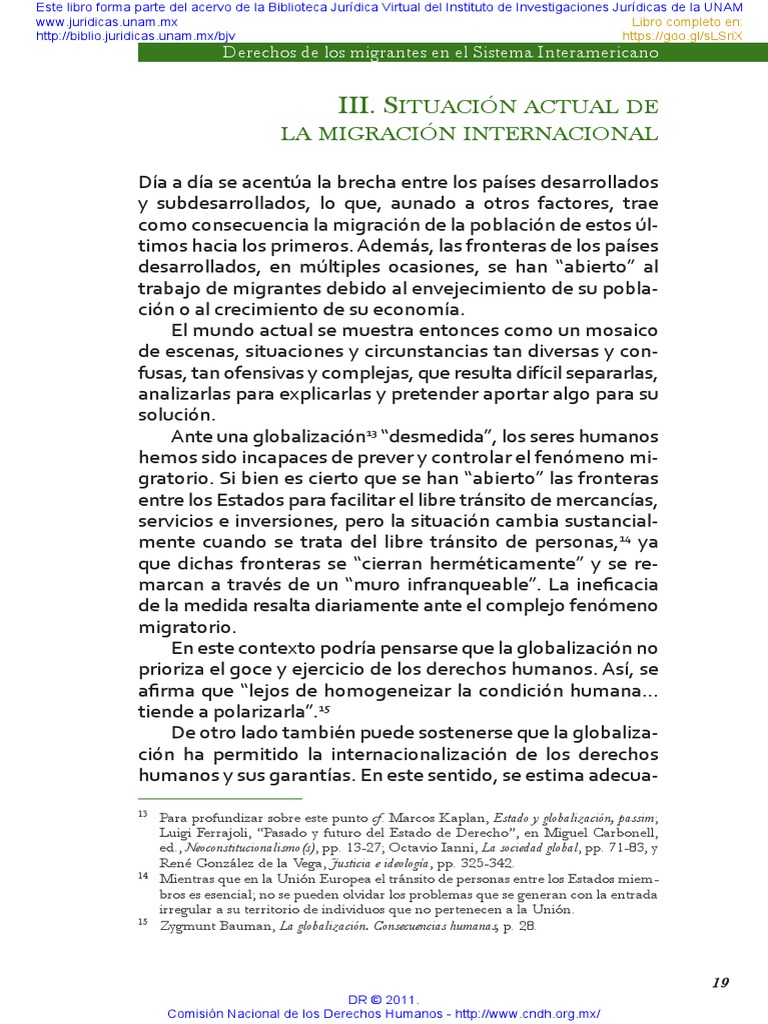 Migracion Internacional | PDF