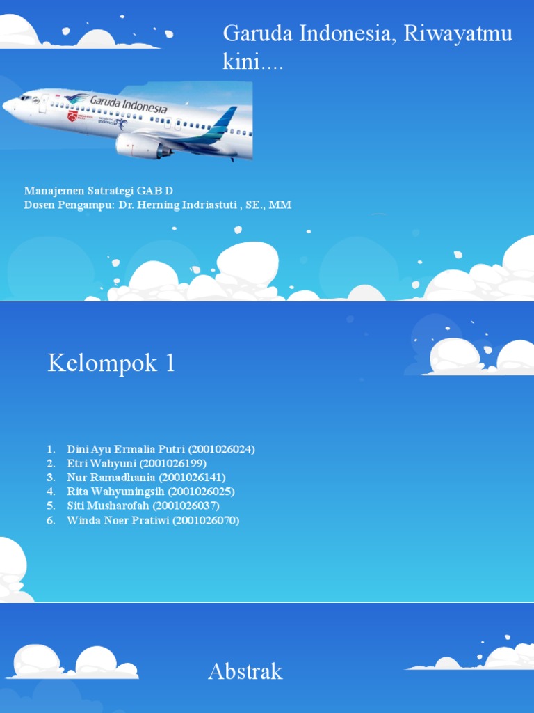 KEL.1 Garuda Indonesia | PDF