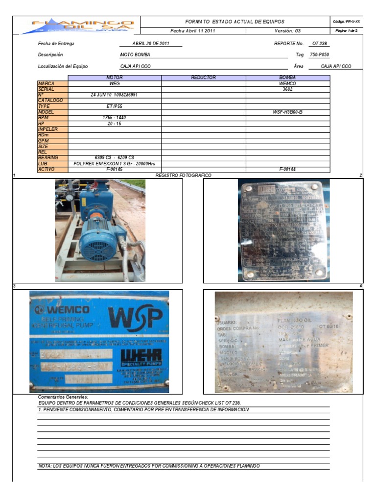 Caja Api #2 Cco Tag-750 P-050-060-070-080 | PDF