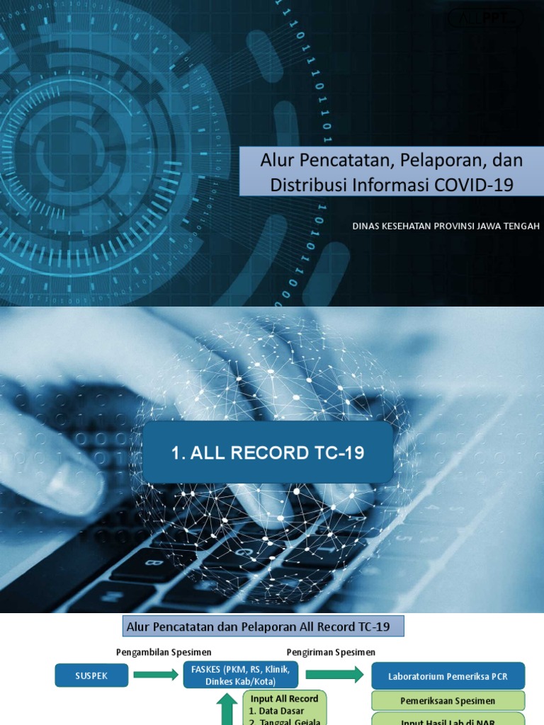 ALUR PELAPORAN COVID-19 NAR Peningkatan Kapasitas Surveilans 01-Des-20 | PDF