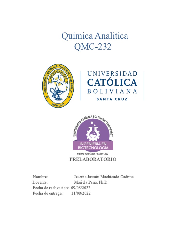 Tarea 2 Guia Lab QMC Analitica | PDF | Concentración | Ácido sulfúrico