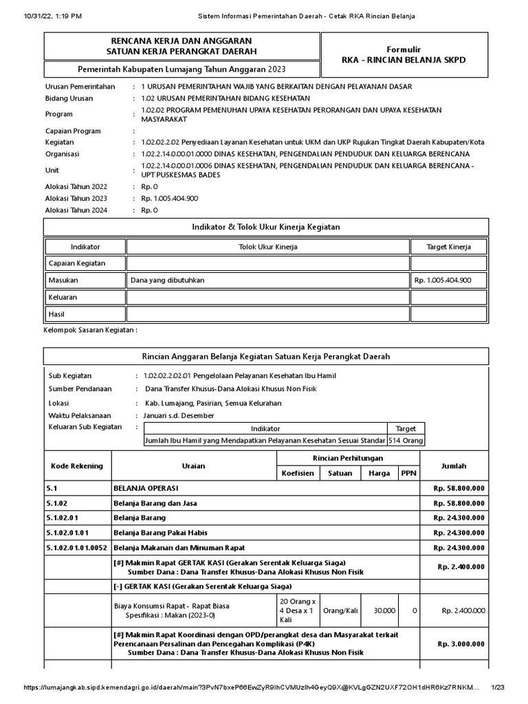 Penyediaan Layanan Kesehatan Untuk UKM Dan UKP Rujukan Tingkat Daerah ...