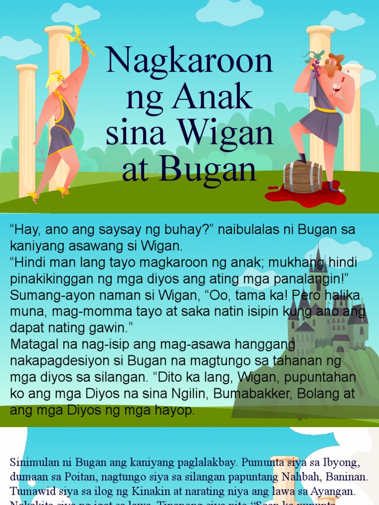 Bugan at Wigan (Gamit NG Pandiwa) | PDF