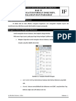 Cara Mengatur Margin 4433 di Word | PDF