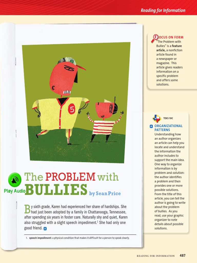 The Problem With Bullies-2-5 | PDF | Bullying | Cyberbullying