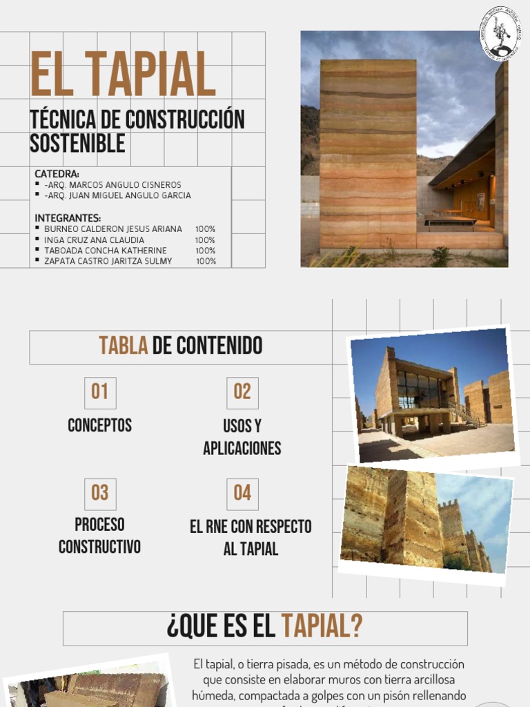 El Tapial | PDF | Albañilería | Elementos arquitectónicos