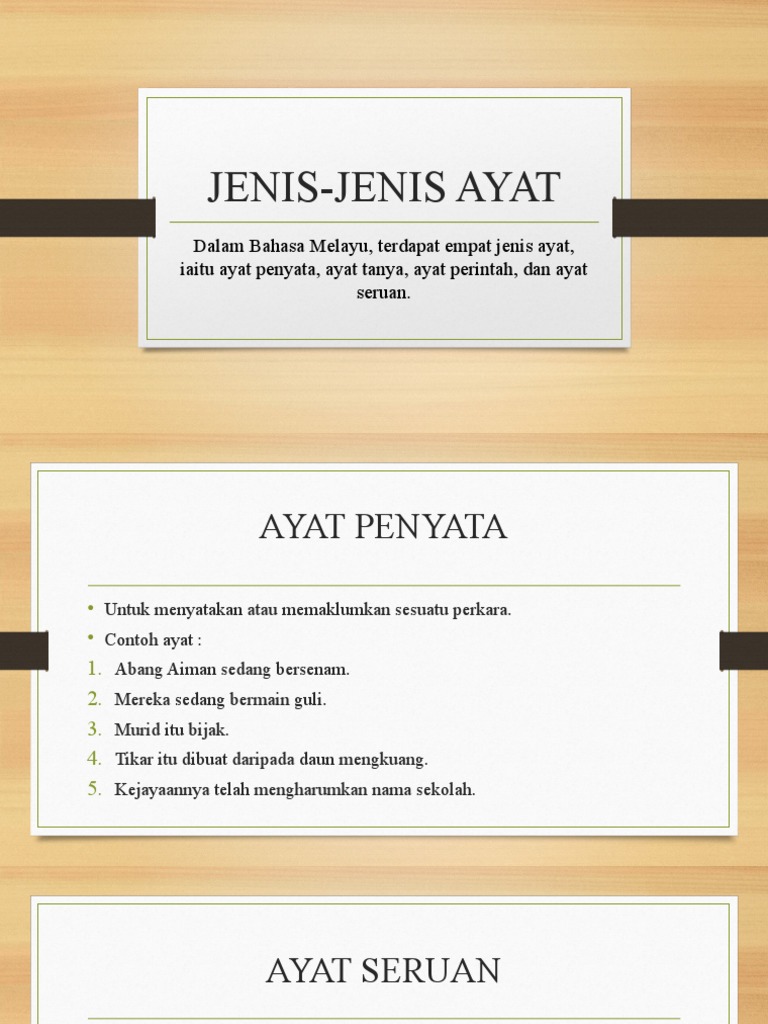Jenis Jenis Ayat | PDF
