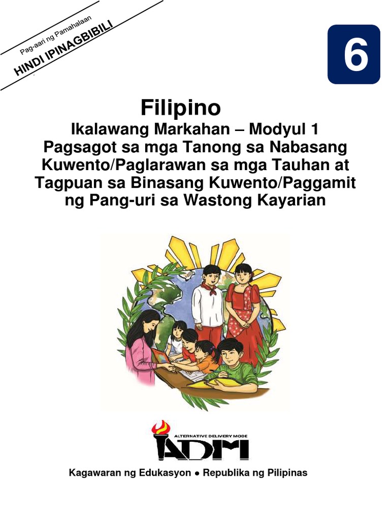 Filipino 6 Q2 Modyul 1 - v3 | PDF