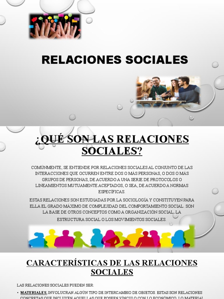 Definición y Tipos de Relaciones Sociales | PDF | Sociedad | Ideologías