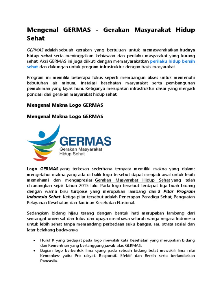 Mengenal GERMAS | PDF
