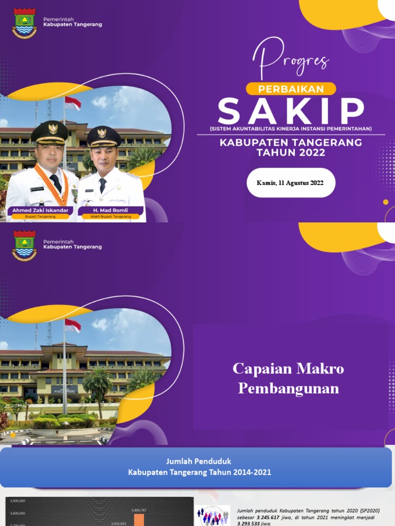 Progress Pelaksanaan SAKIP Edit Bappeda11 | PDF