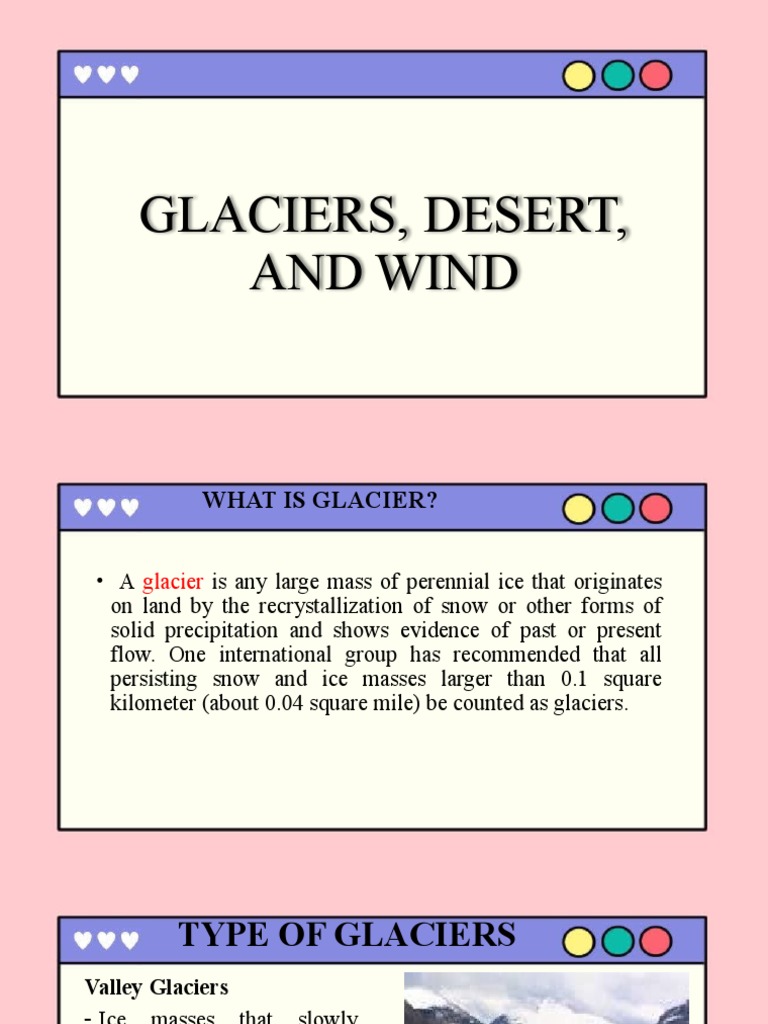Glaciers, Desert, and Wind | Download Free PDF | Glacier | Valley