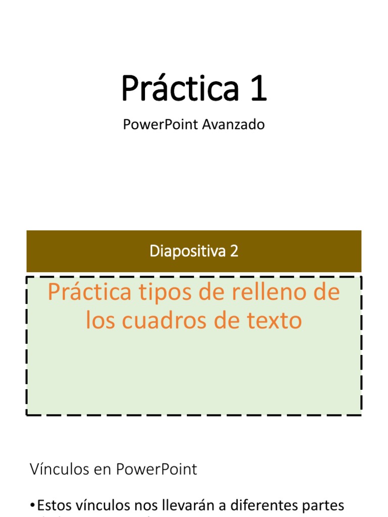 Práctica Powerpoint Avanzado | PDF