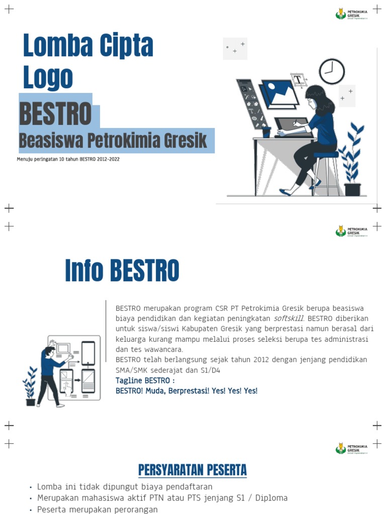 Lomba Logo Beasiswa BESTRO 2022 | PDF