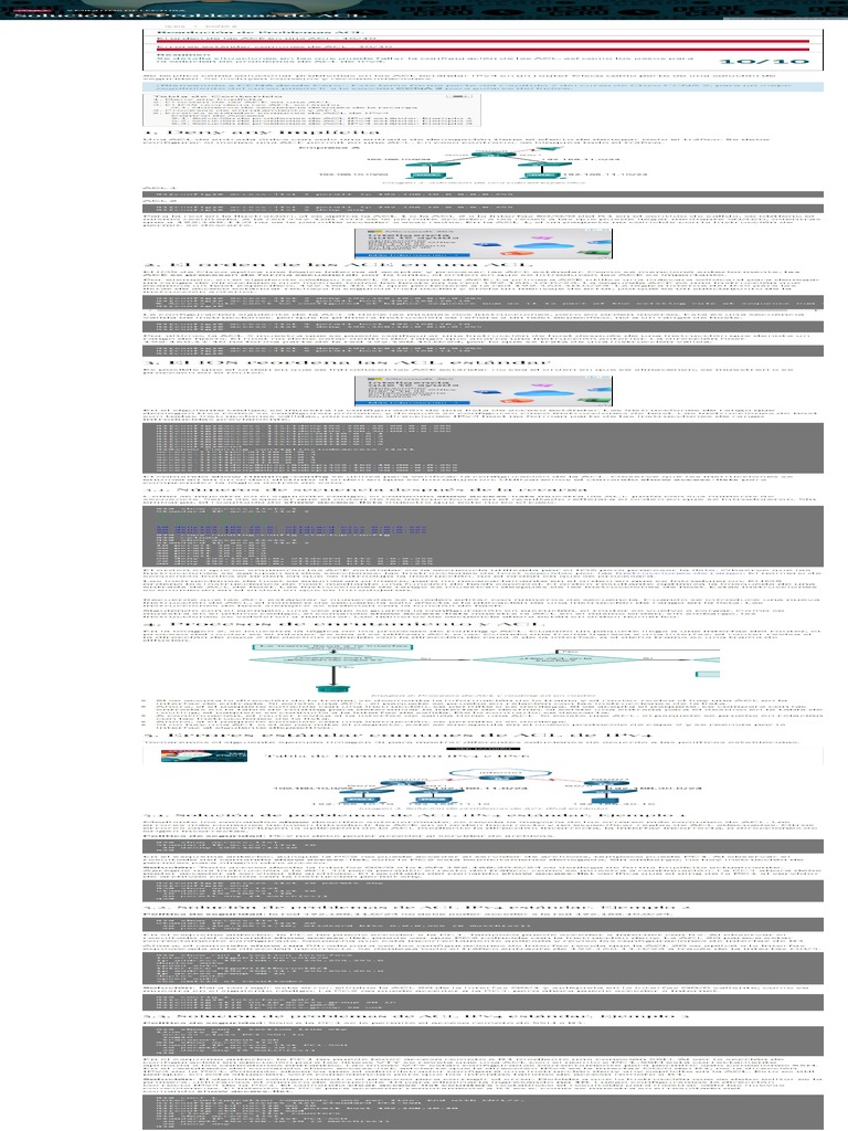 LO - SEMANA 3 - Solución de Problemas de ACL | PDF