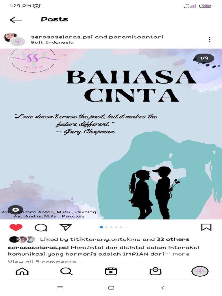 5 Bahasa Cinta Pasangan | PDF