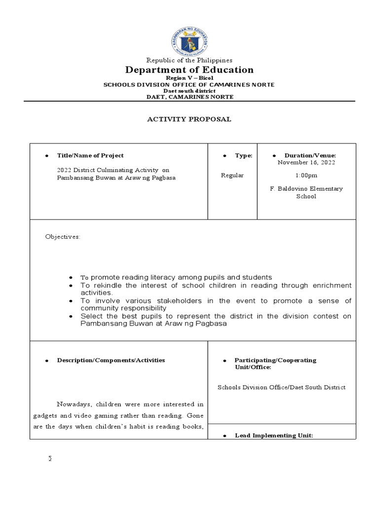 Reading Proposal 2 | PDF