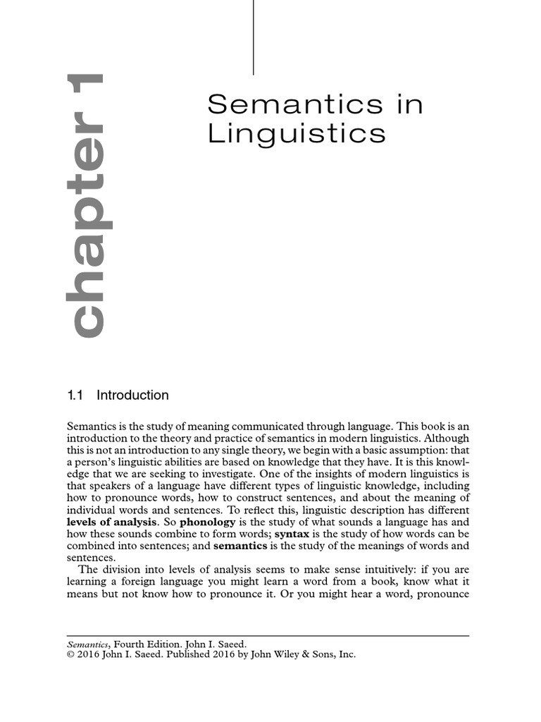 semantics and semiotics | PDF