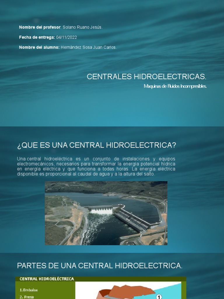 Centrales Hidroelectricas | PDF