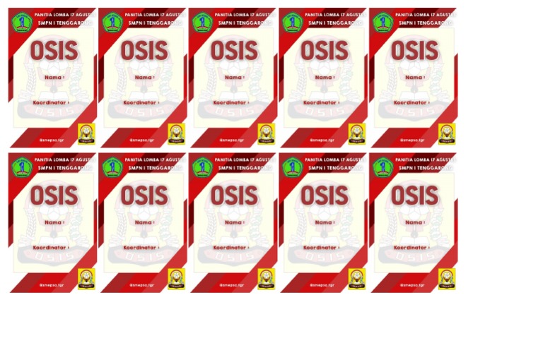 Id Card Osis 17an | PDF