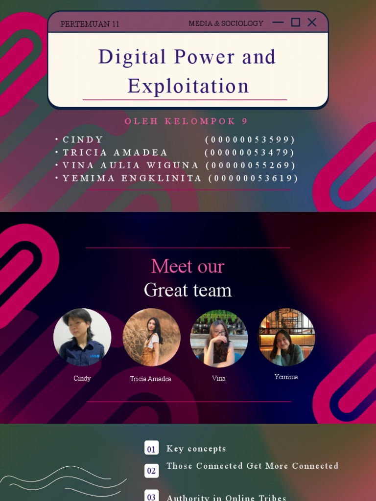 Kelompok 9 - Digital Power and Exploitation | PDF