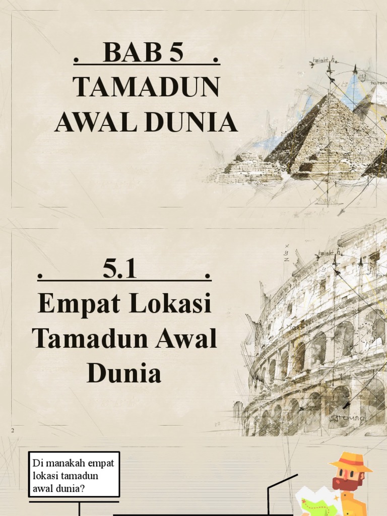 f1 - Bab 5 Tamadun Awal Dunia | PDF