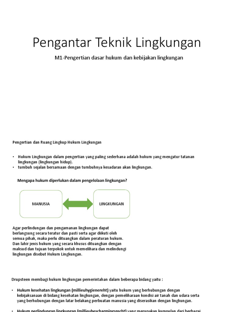 1-Pengantar Teknik Lingkungan | PDF 1-Pengantar Teknik Lingkungan | PDF