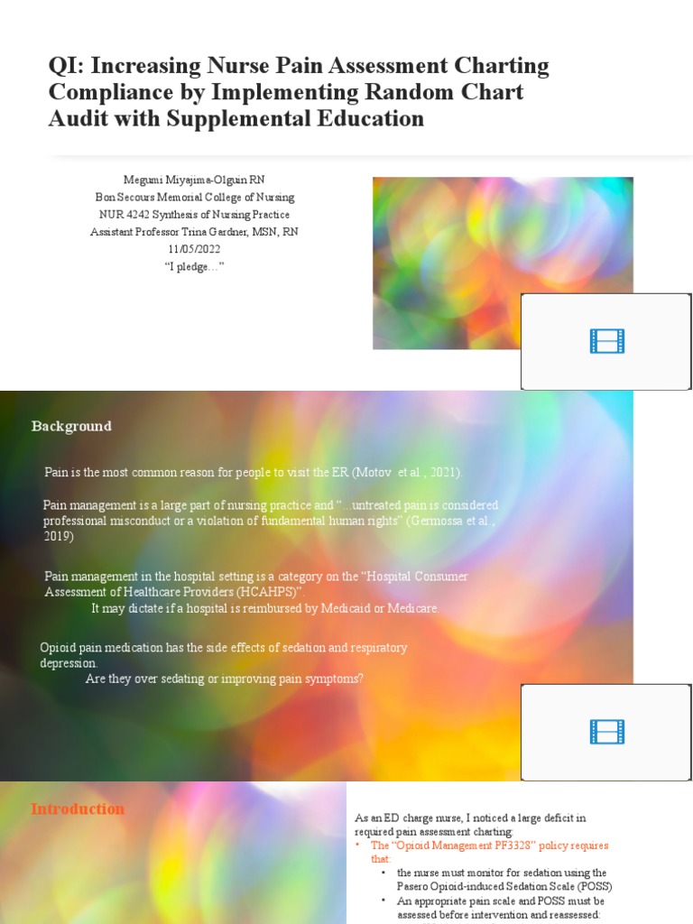 Nur 4322 - Qi Digital Poster | PDF | Nursing | Pain Management