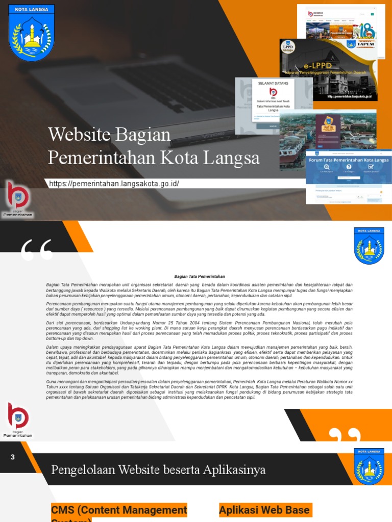Pengelolaan Website Pemerintahan | PDF