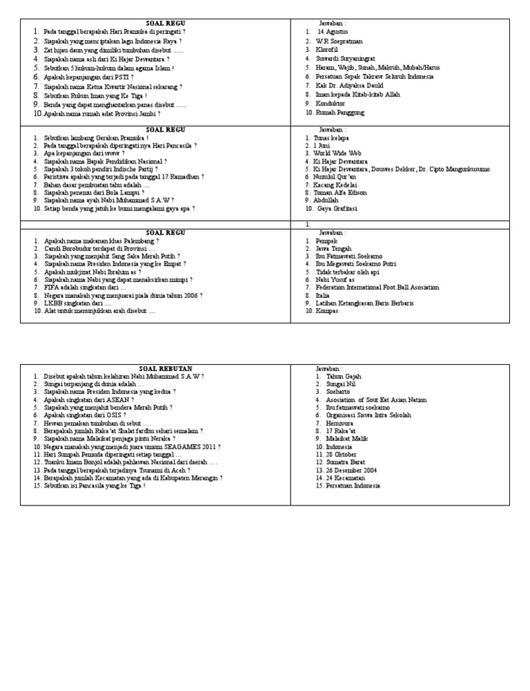 Soal LCT Final | PDF