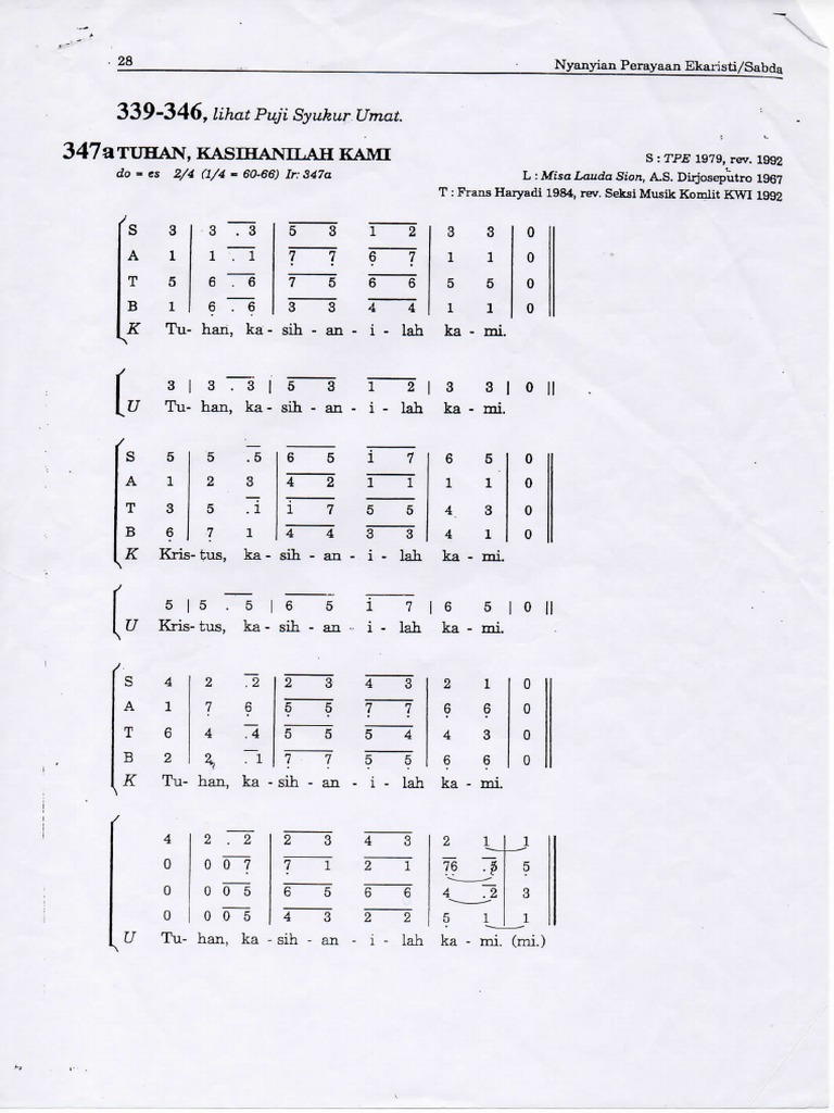 Tuhan Kasihanilah Kami | PDF