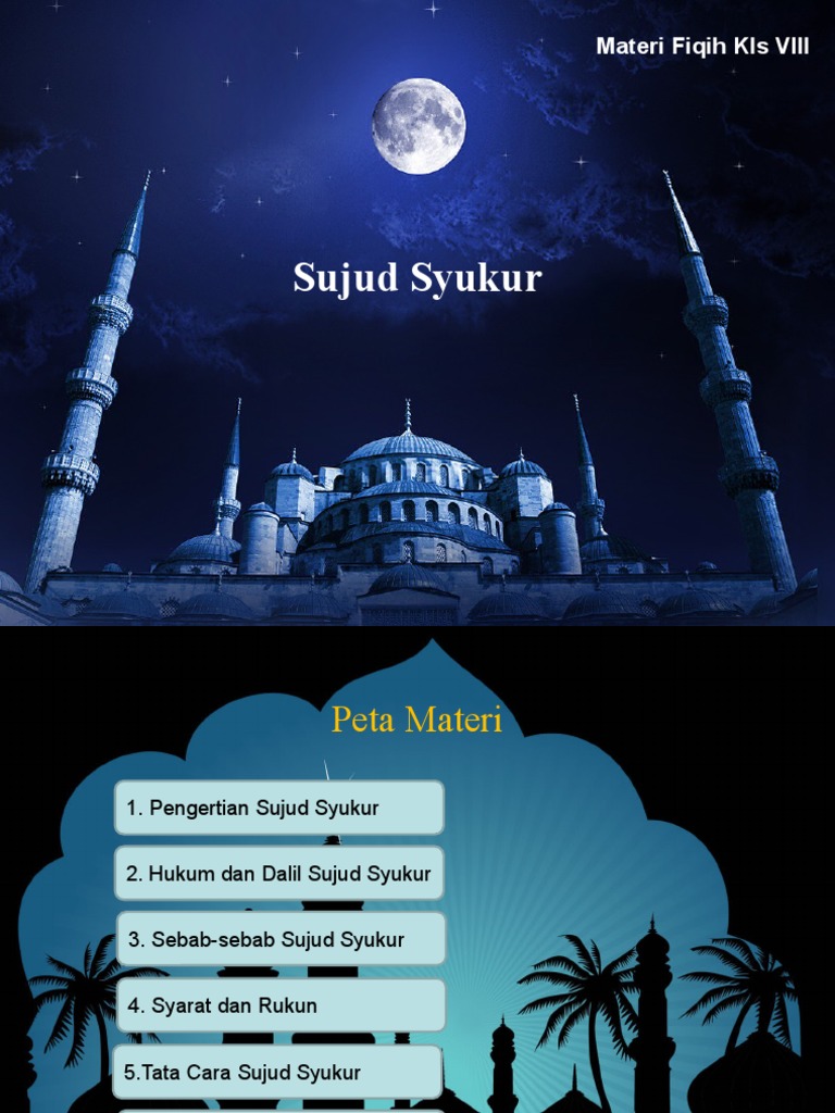 Materi Sujud Syukur | PDF